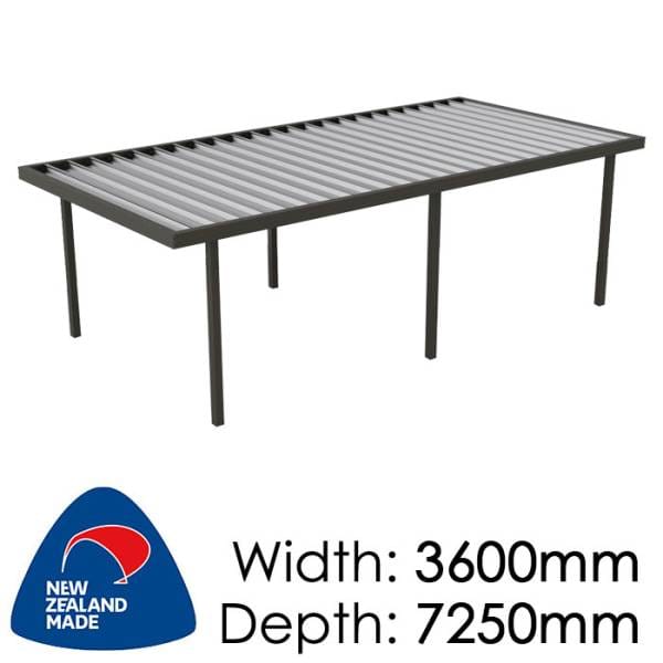 Streamline SC7236 Single Carport - Garden Sheds NZ